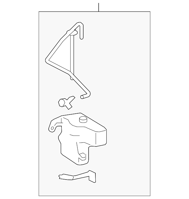 Genuine Toyota Reservoir Tank part# 16470-22091 for 2009-2013 Toyota ...