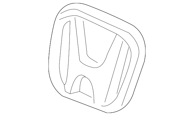 75700-SVA-A01 - Emblem 2005-2010 Honda | Honda Parts Online