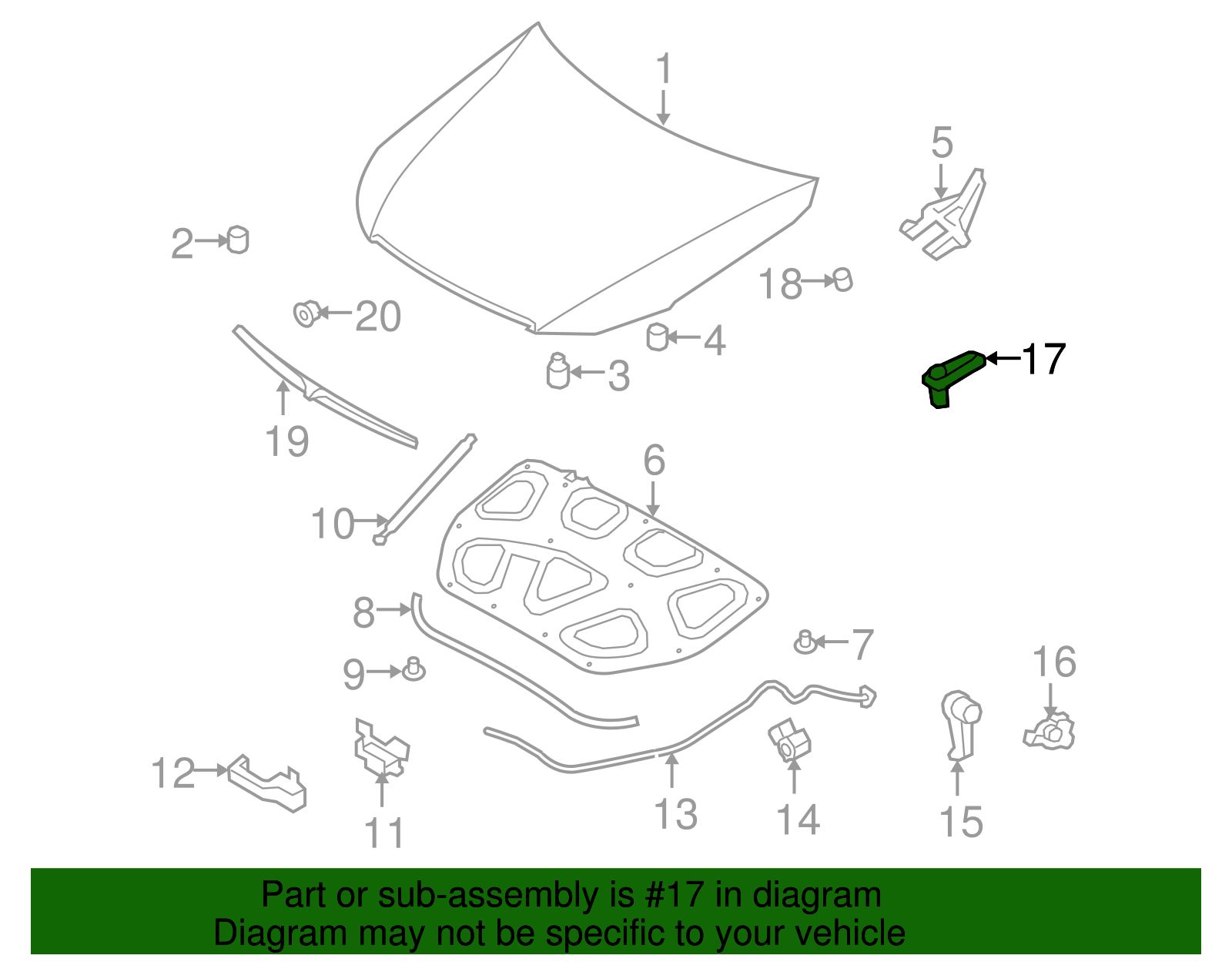 93880-3M000 - Hood Switch - 2009-2014 Hyundai Genesis | Conicelli Hyundai