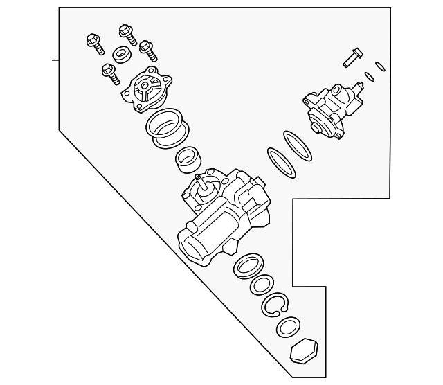 2017-2022 Ford Steering Gear Box HC3Z-3504-F | OEM Parts Online