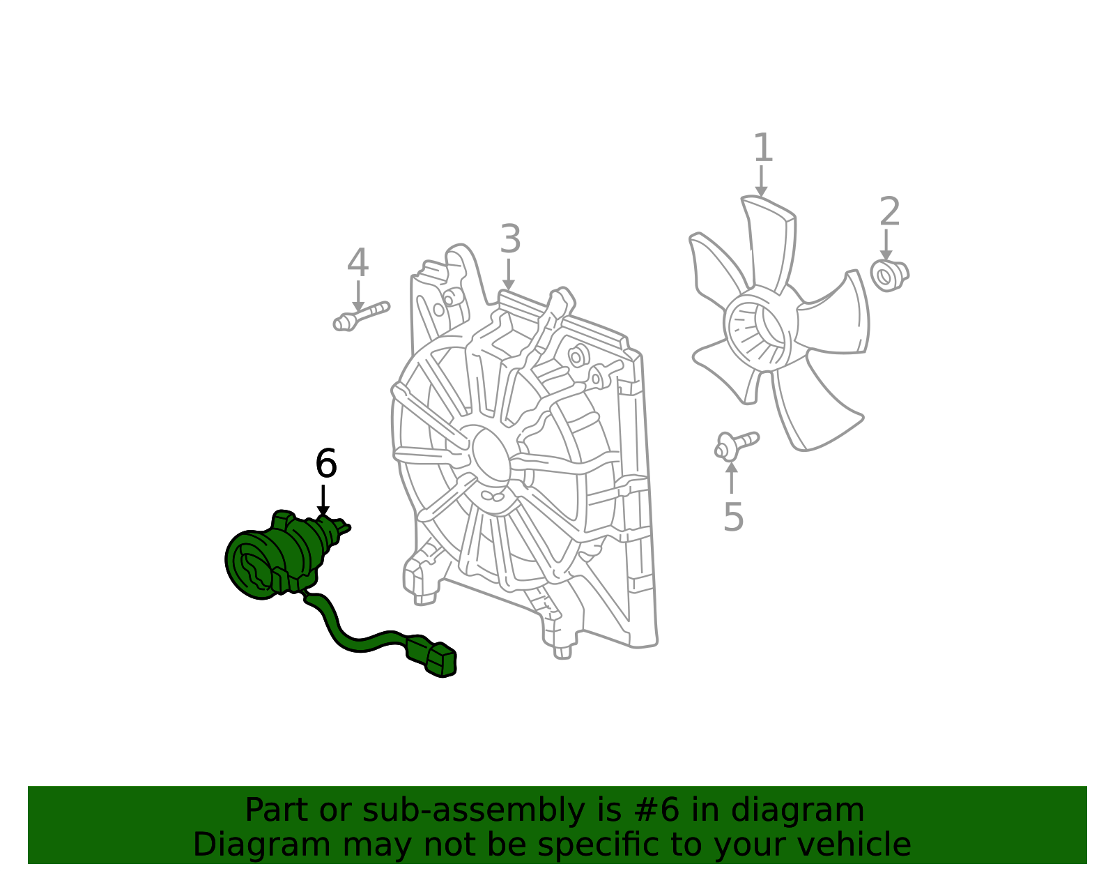 19030-RJE-A01 - 2006-2008 Honda Ridgeline - Motor Cooling Fan | Genuine ...