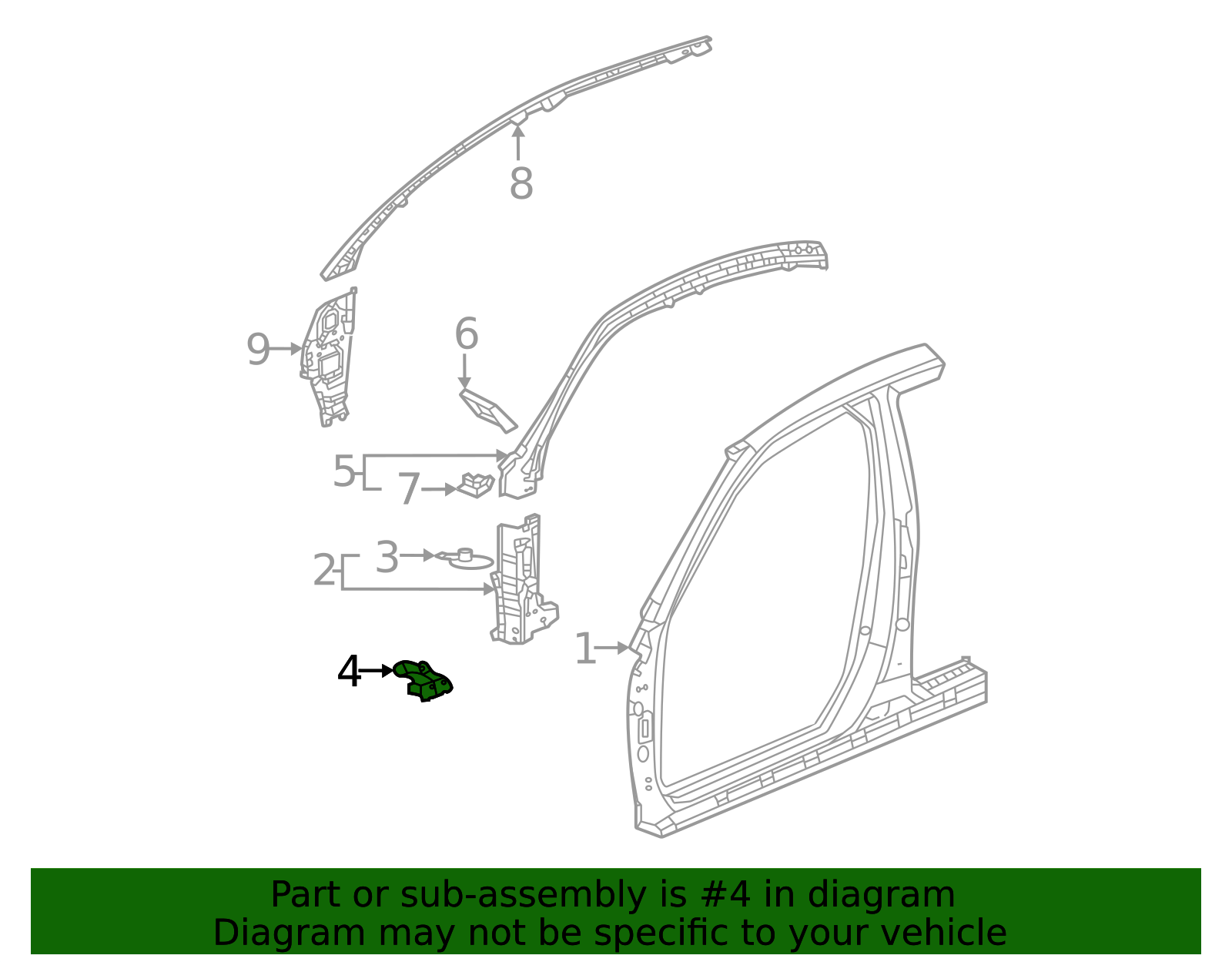 63138-T20-A01 - High-Quality Body A-Pillar Reinforcement Bracket for ...