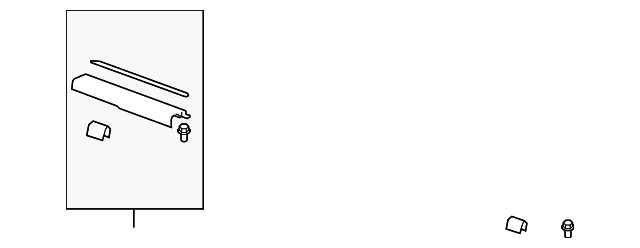 2008-2010 Saturn Vue Carpet Retainer 96830225 | Shop Matick Buick GMC