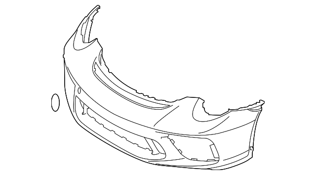 2018-2019 Porsche 911 Bumper Cover 991-505-313-80 | Sunset Porsche Parts