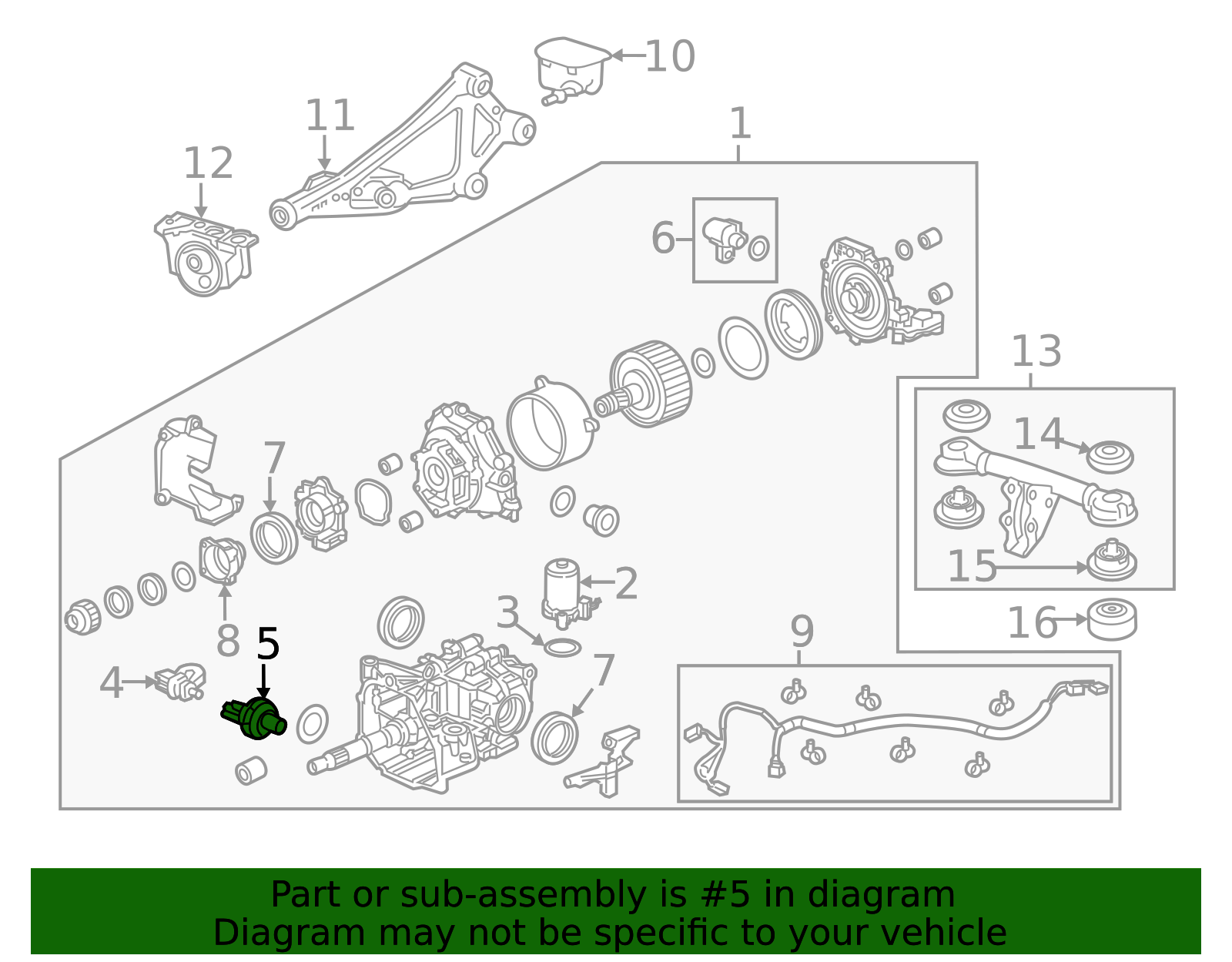 48150-R7L-E01 - 2016-2022 Honda HR-V - Sensor Oil Pressure | Genuine ...