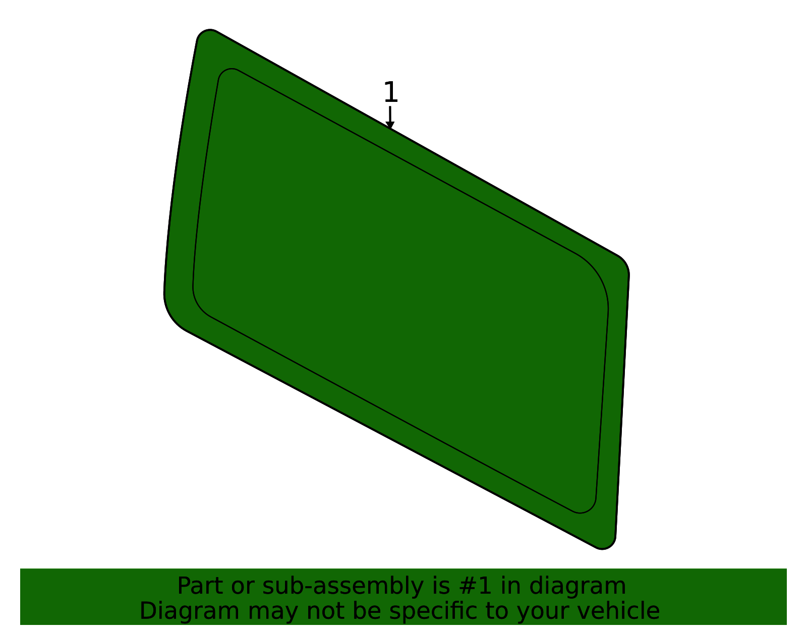 2021-2025 Ford Bronco Quarter Glass M2DZ-9829711-A | Miracle Ford Parts