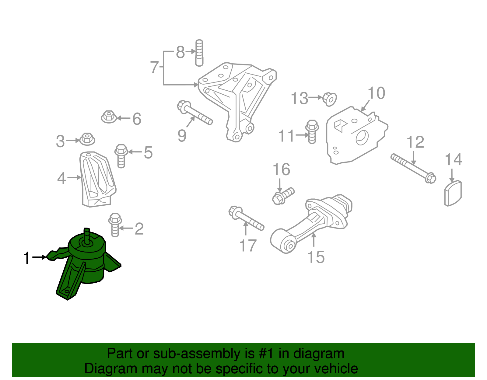 2016-2018 Kia Optima Front Mount 21810-C1320 | TascaParts.com