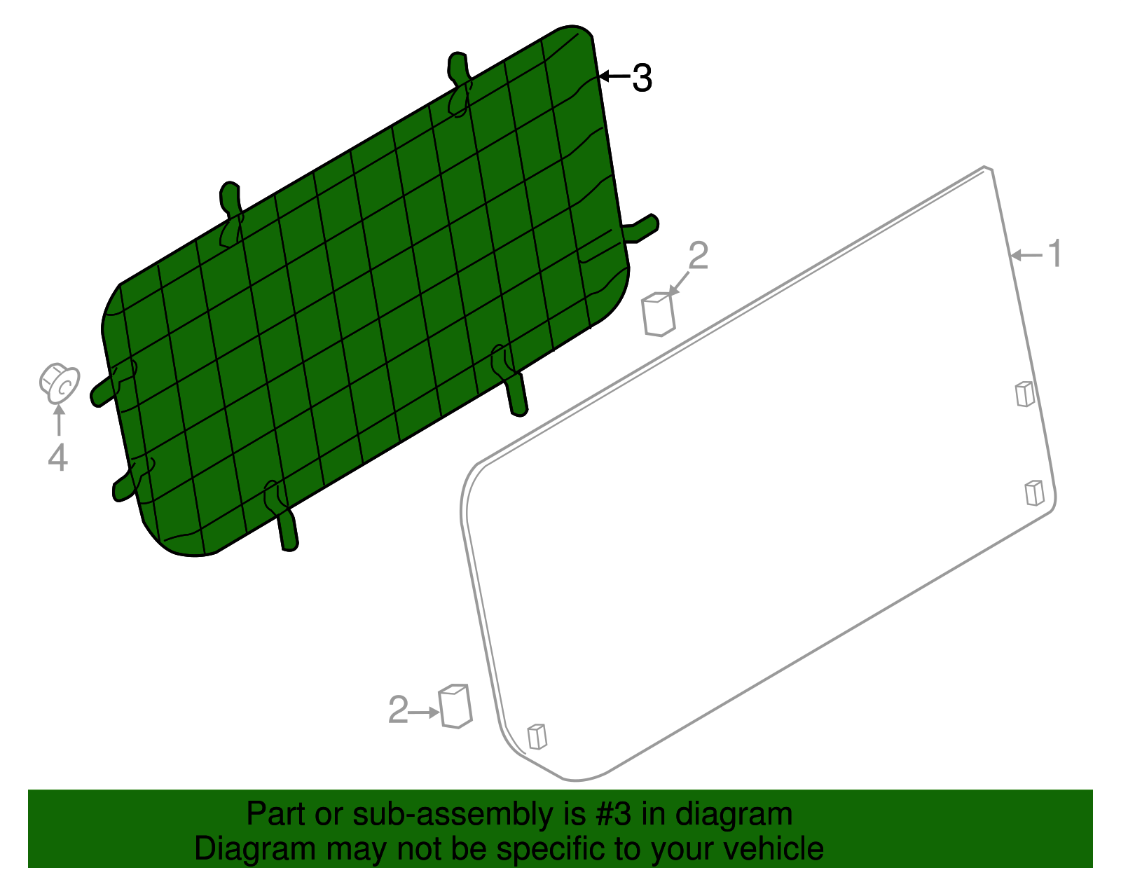 2017-2018 Chevrolet City Express Protector 19318025 | Capital Chevy Parts