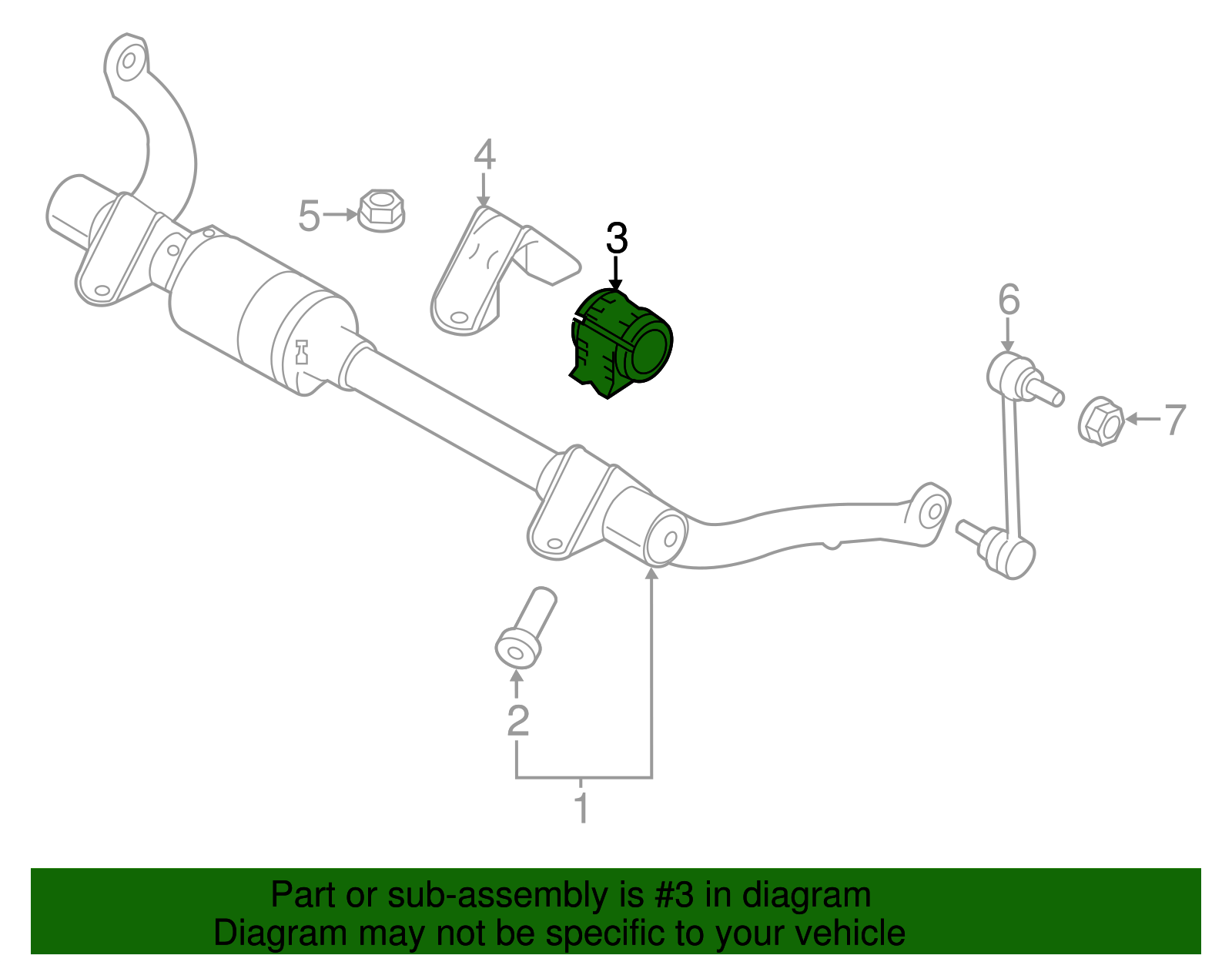 2013-2022 Land Rover Bushing LR048451 | OEM Parts Online