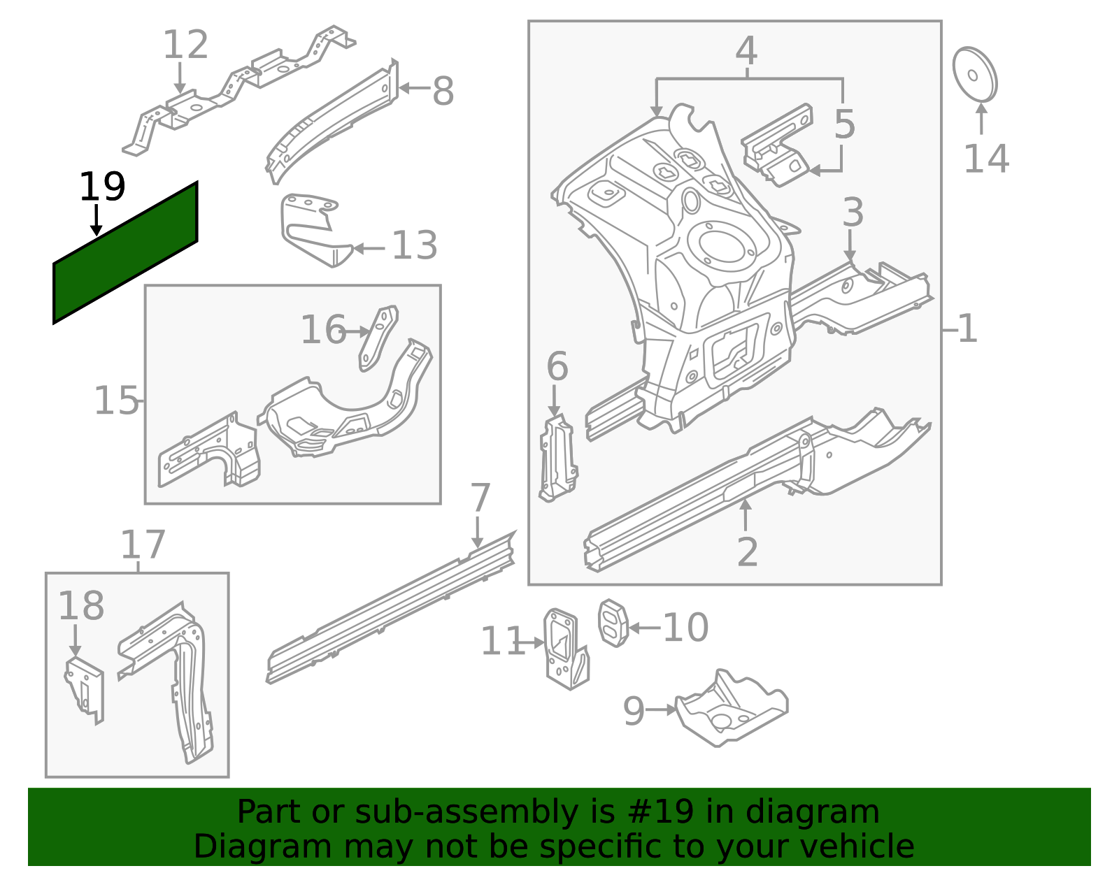 000-800-981 - Fender Closing Plate 2011-2015 Volkswagen Touareg | OEM ...
