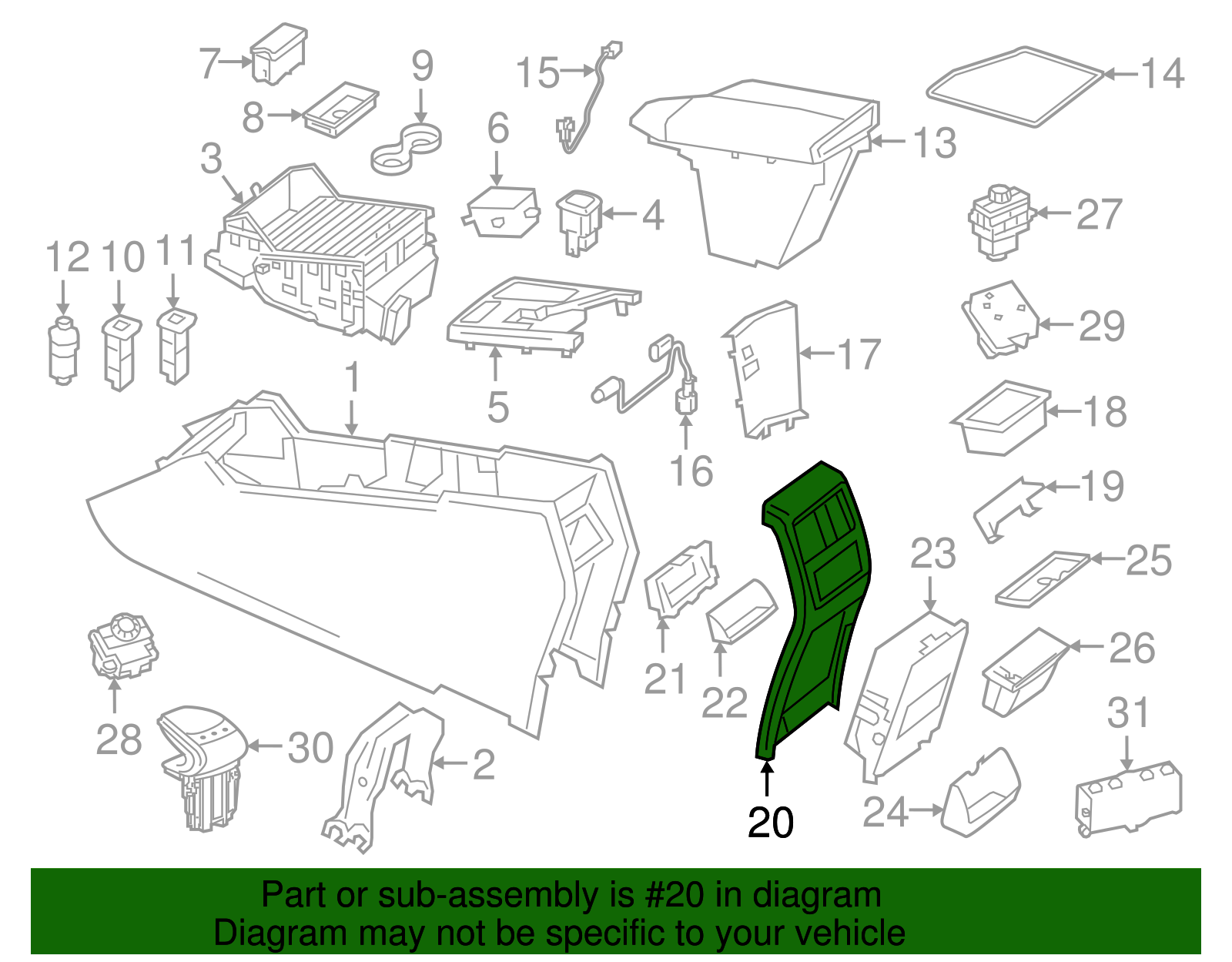 166-680-70-03-9051 - Rear Cover 2012-2019 Mercedes-Benz | Mercedes-Benz ...