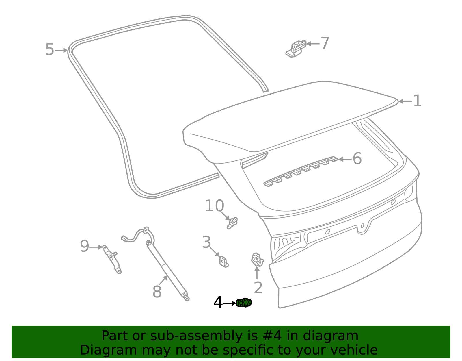 2021-2024 Volkswagen ID.4 Bumper 5NA-827-499 | VW Direct Parts