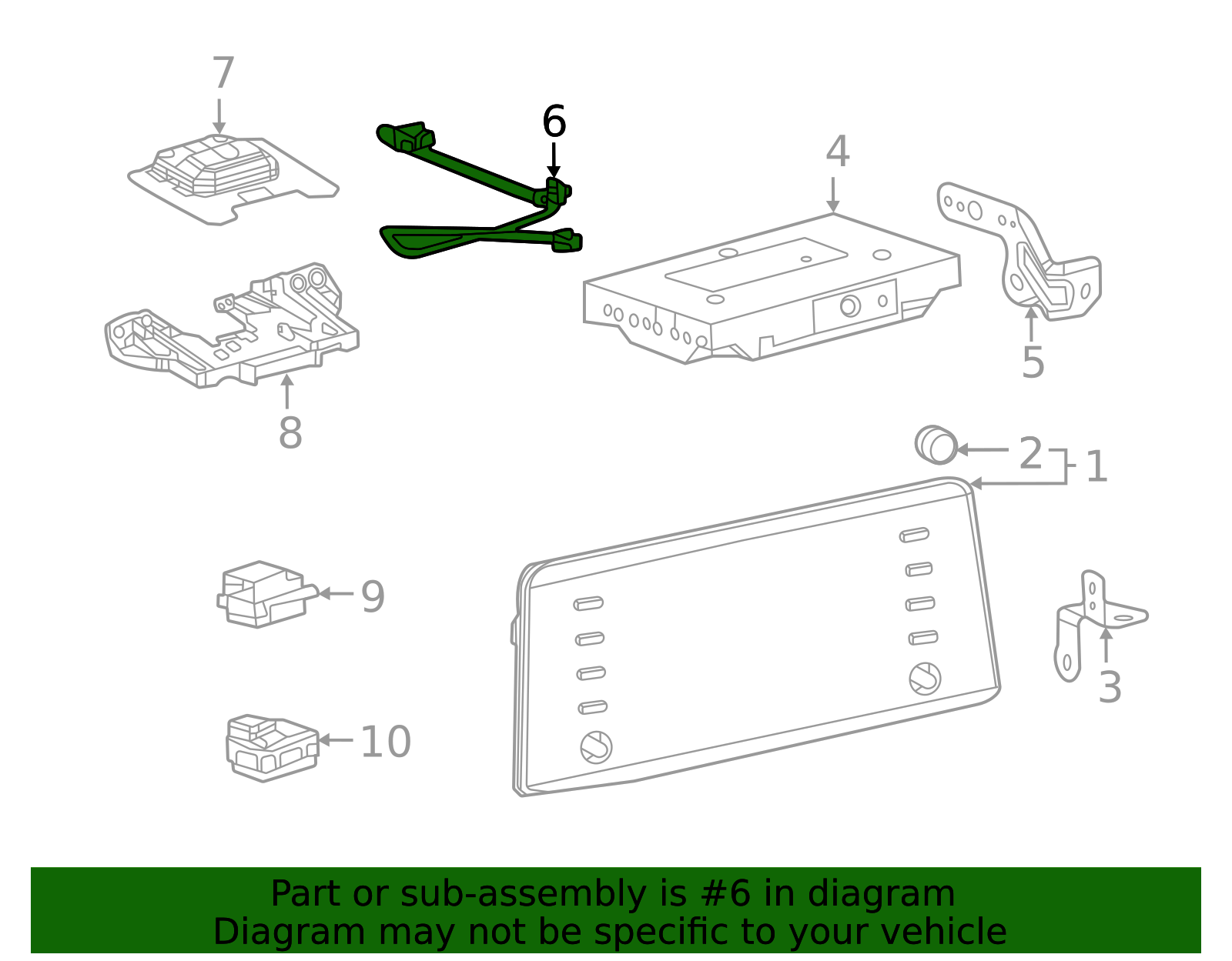 2021-2025 Toyota Sienna GPS Navigation Control Module Connector 86842 ...