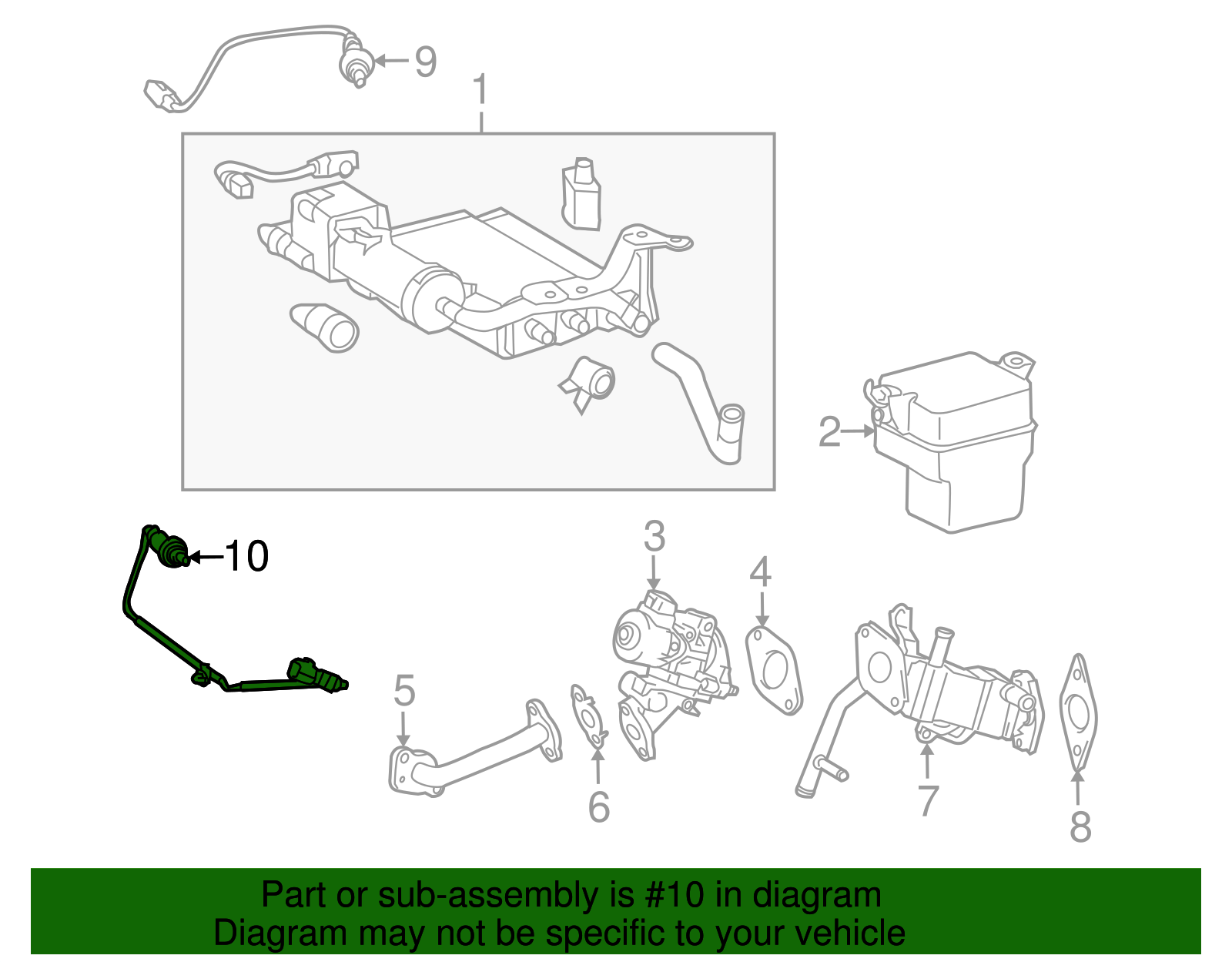 89467-52060 - Oxygen Sensor - 2010-2017 Toyota | Toyota Parts Delivered