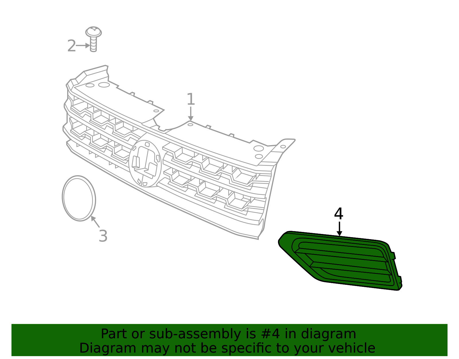 2018-2020 Volkswagen Atlas Grille Assembly 3CN-853-651-A-RYP | OEM ...
