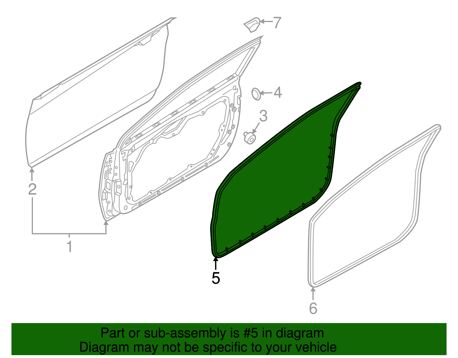 82140-3X200 - Door Weather-Strip - 2013 2014 Hyundai Elantra Coupe ...