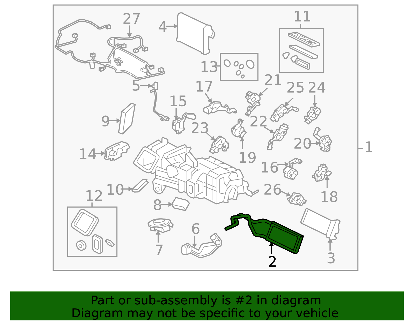 2010-2019 Jaguar Heater Core C2D4693 | JaguarParts.com