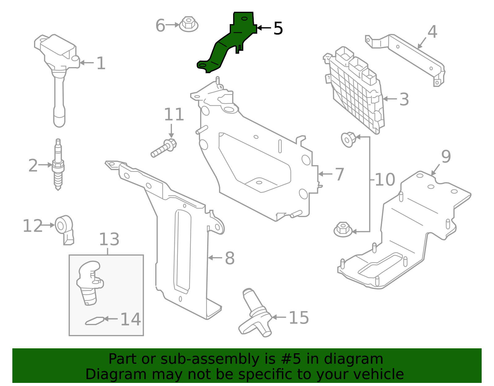 23714-5NA3D - ECM Bracket 2019-2020 Infiniti QX50 | Infiniti of Orland Park