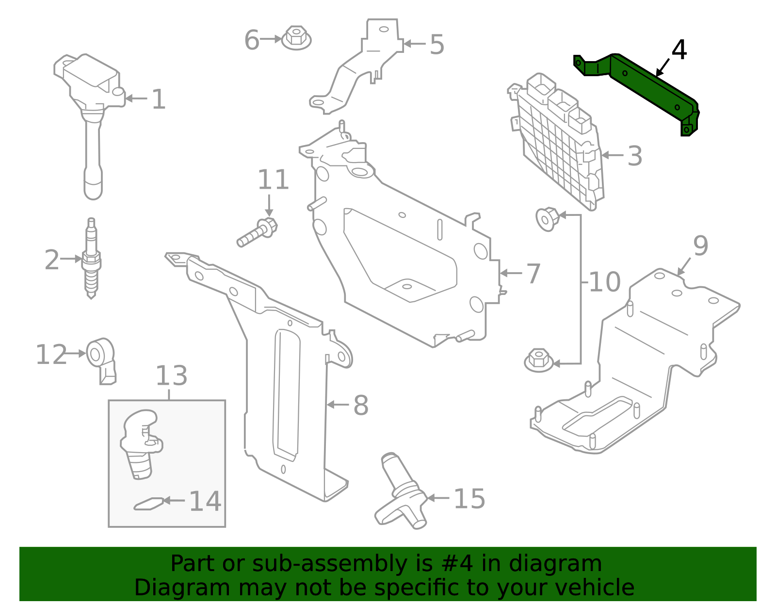 2019-2020 Infiniti QX50 ECM Bracket 23714-5NA4B | INFINITI OF WEST CHESTER