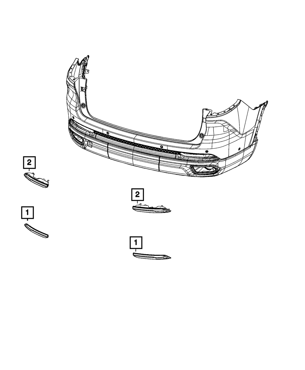 68408782AD - Fog Lamp, Right 2021-2025 Jeep | The Official Mopar eStore