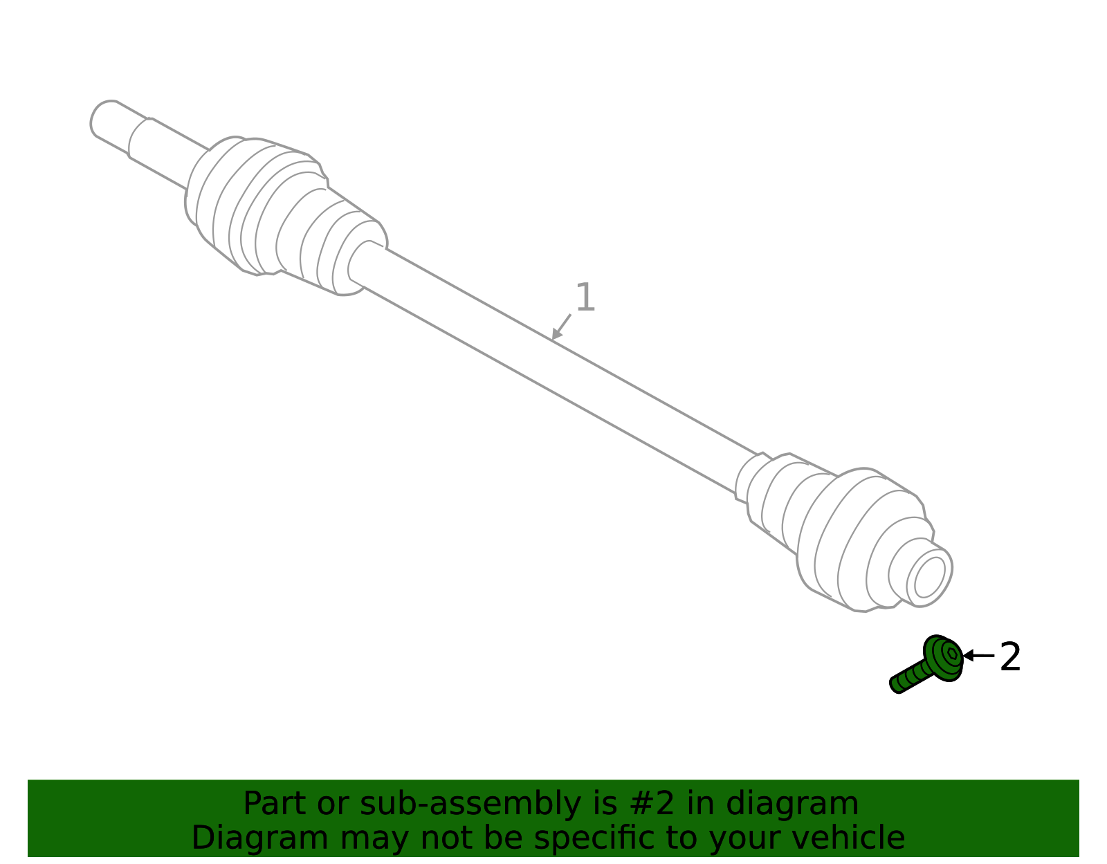 2015-2025 Porsche Axle Bolt PAB-407-643 | Sunset Porsche Parts