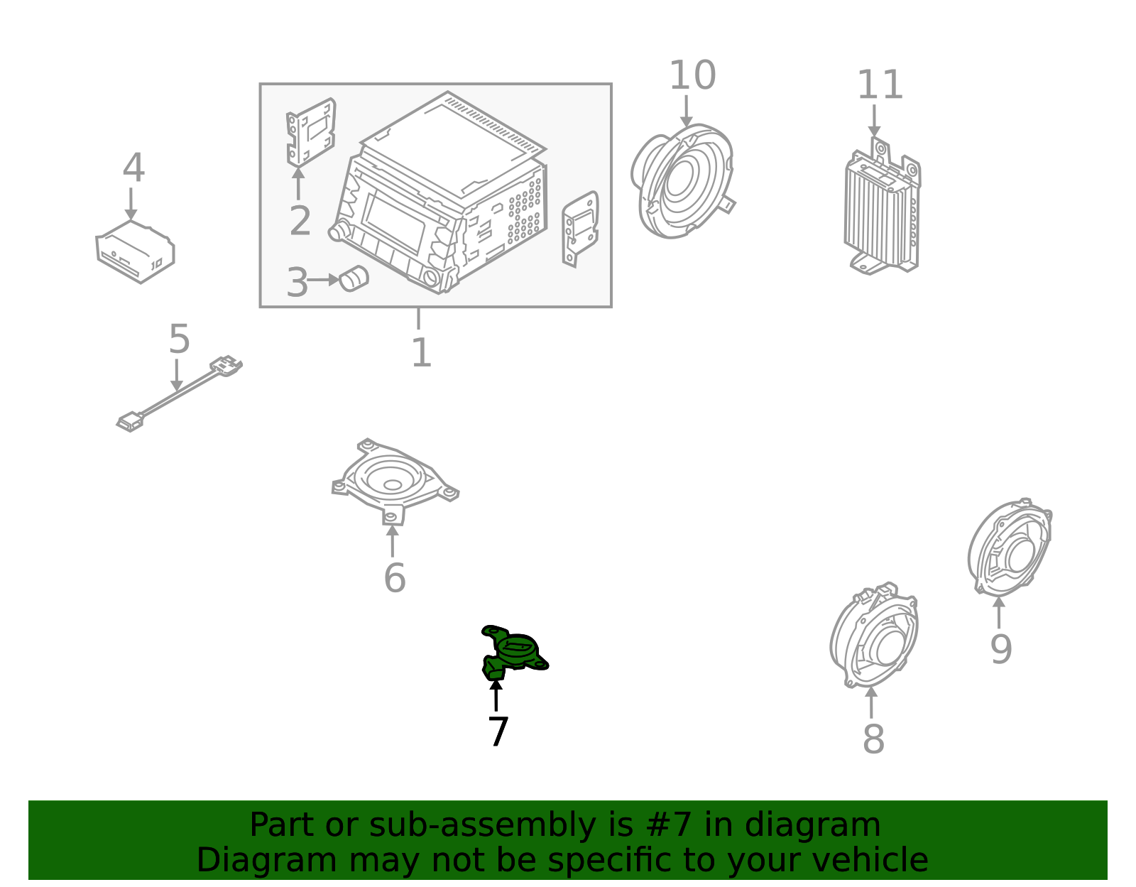 96310-2K100 - Tweeter 2010-2013 Kia Soul | Kia.Parts Store