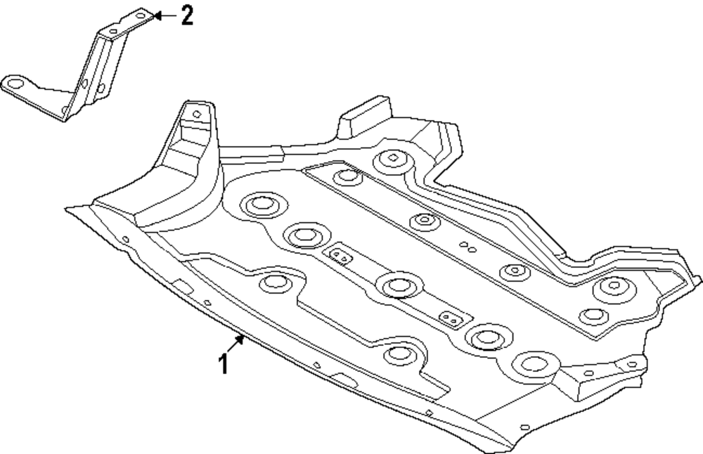 Genuine BMW 51-75-7-290-659 | Engine Encapsulation, Front | FREE ...