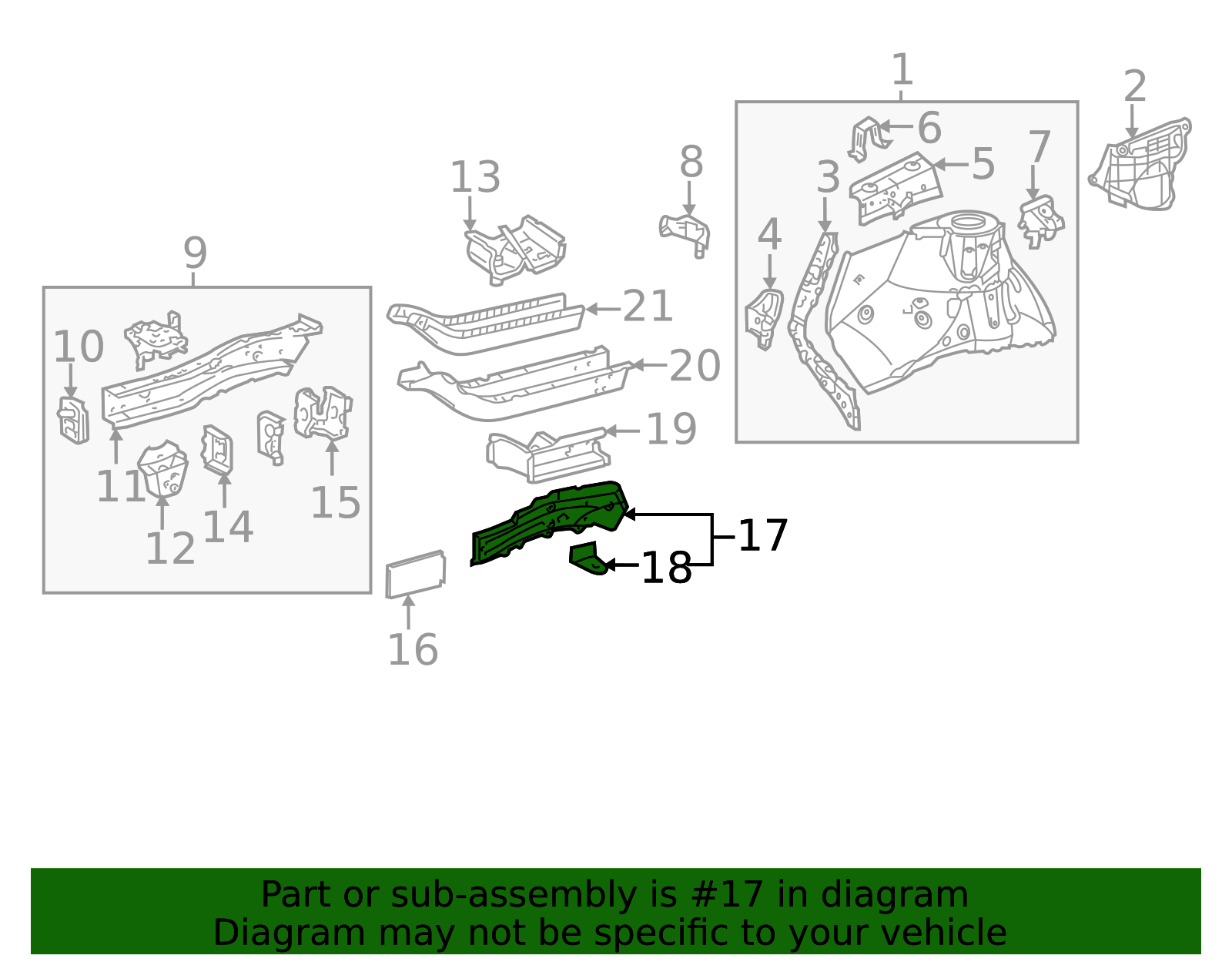 2004-2020 Toyota Sienna Side Plate 57025-08010 | MotorMotor