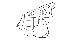 53736-07021 - Fender Apron Seal 2005-2020 Toyota | Longo Toyota Parts