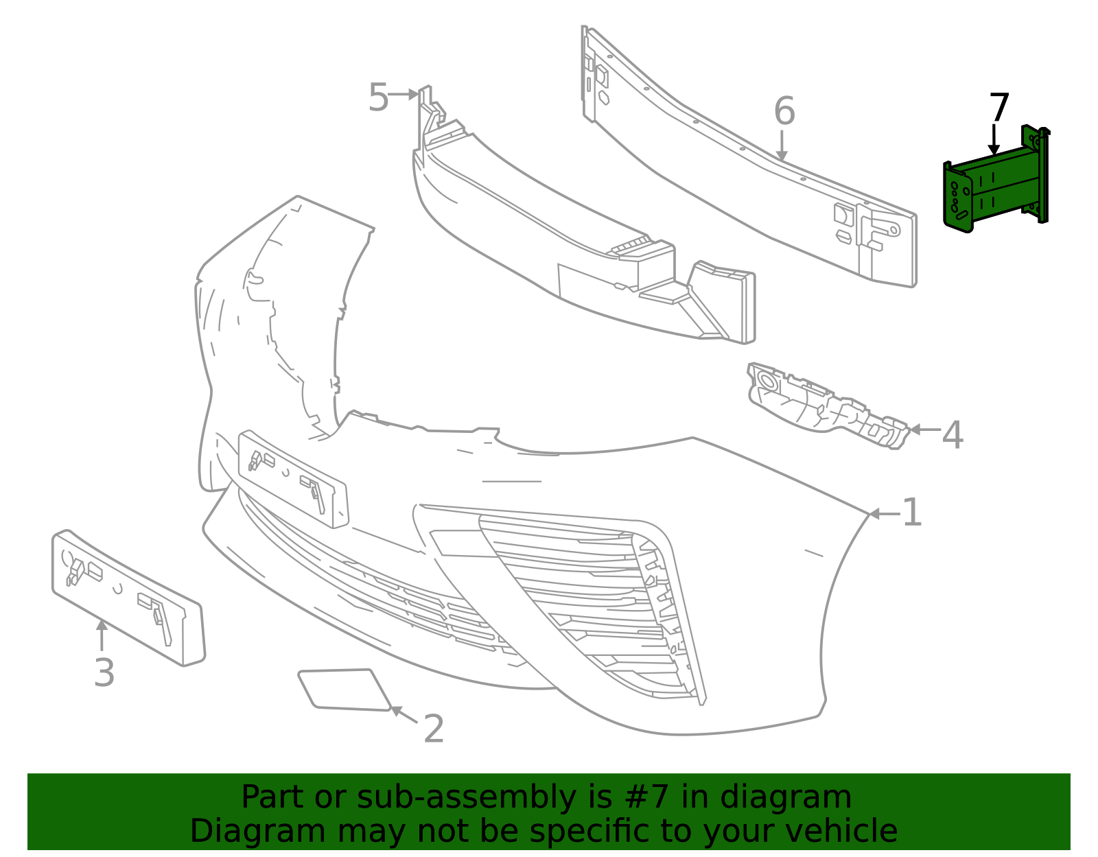 2016-2020 Toyota Mirai Extension 57014-75020 | Toyota Parts Center