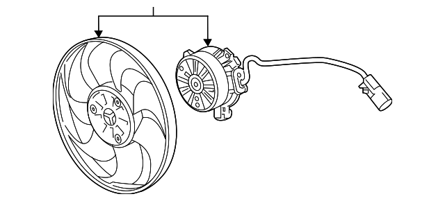 2016-2020 Buick Envision Engine Cooling Fan Assembly 23270403 GM ...