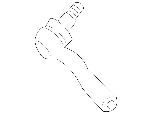 1998-2003 Toyota Land Cruiser Steering Tie Rod End (Left) 45047-69100 ...