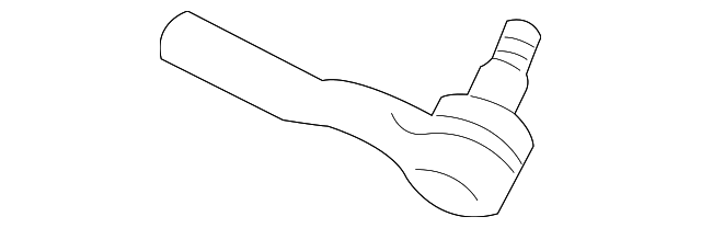 Genuine Toyota Steering Tie Rod End (Right) part# 45046-69195 for 1998 ...