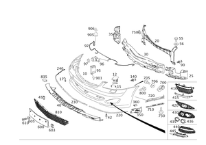 221-885-02-21 - Trim Bar 1954-2013 Mercedes-Benz | Mercedes-Benz USA Parts