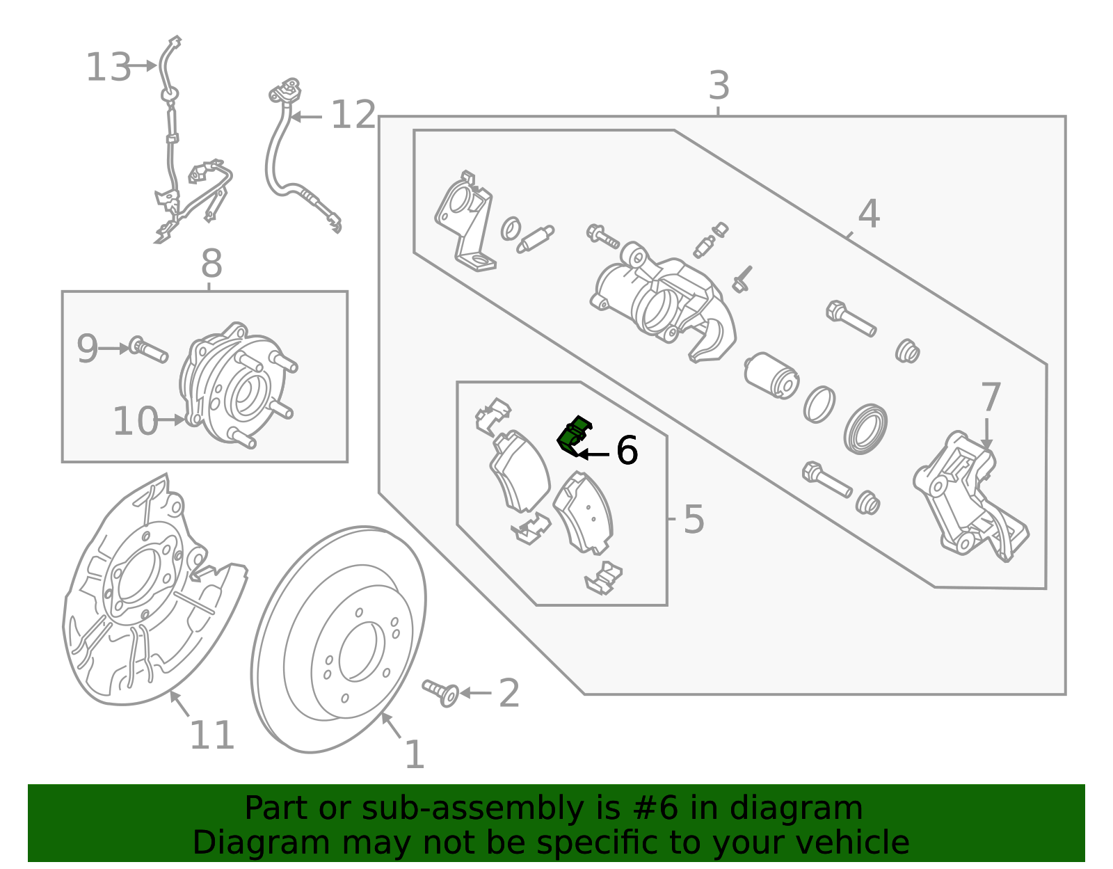 Brake Pads 58101-IBA00 | World Hyundai Parts