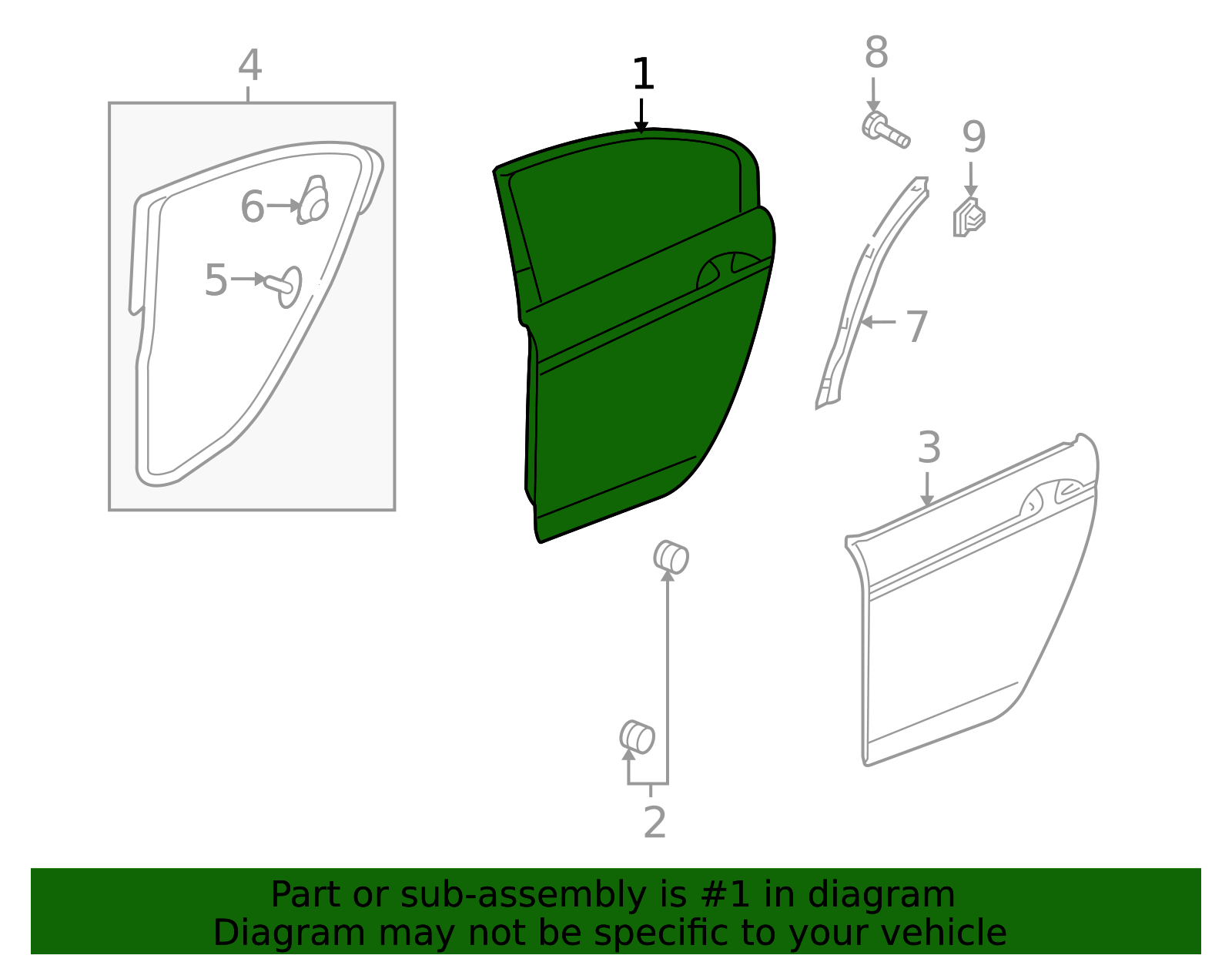 67550-TP6-A90ZZ - Door Shell 2010-2015 Honda | Honda Parts Online