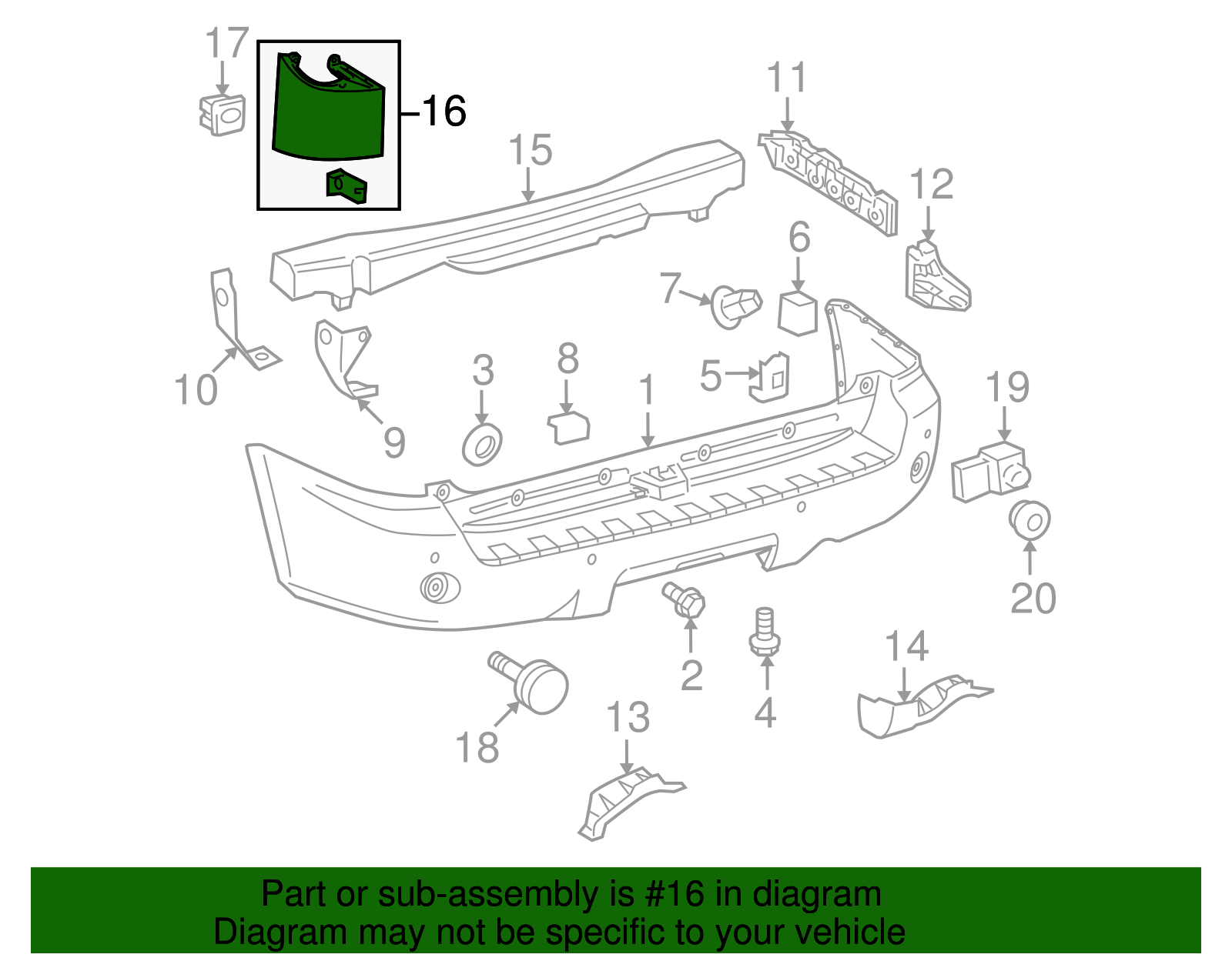 2008-2022 Toyota Sequoia Filler 52505-0C010 | Toyota Parts Express