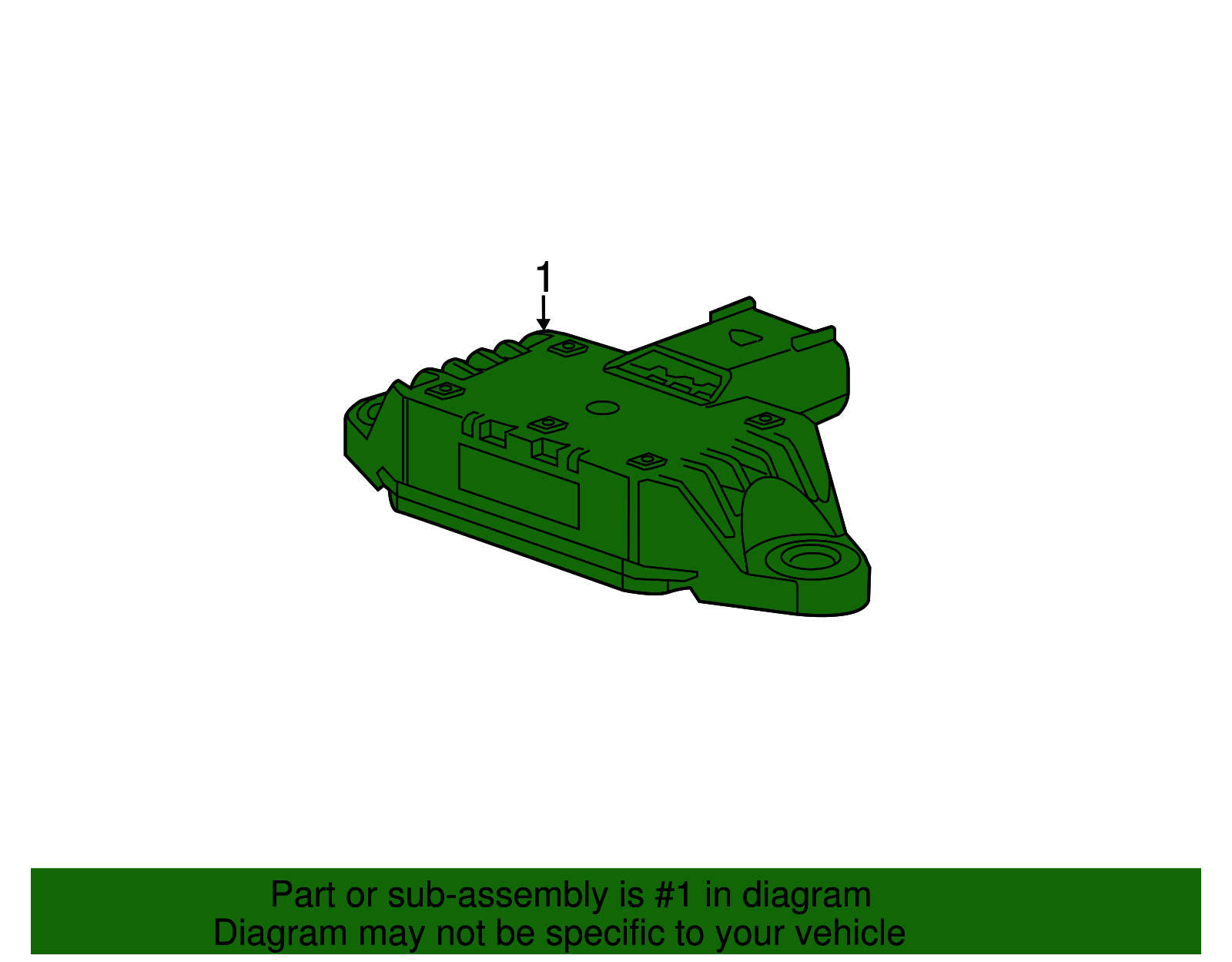 OEM GM Vehicle Yaw Sensor For 2011-2017 GM - Part No. 13589518 | Karl ...