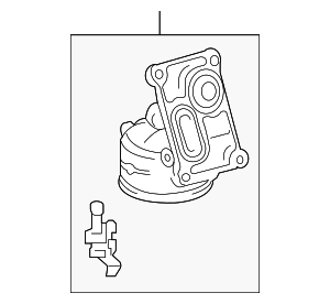 2016-2023 Toyota Tacoma Engine Oil Filter Housing 15609-0P010 | Toyota ...