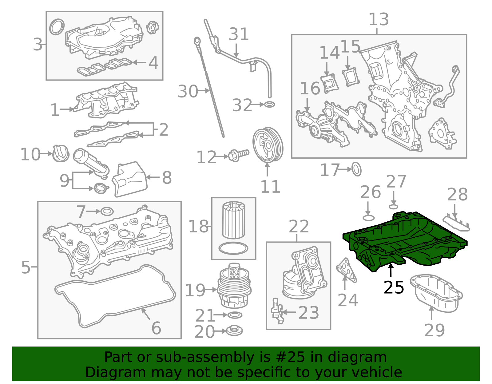 2016-2023 Toyota Tacoma Oil Pan 12101-0P020 | Toyota Parts Center