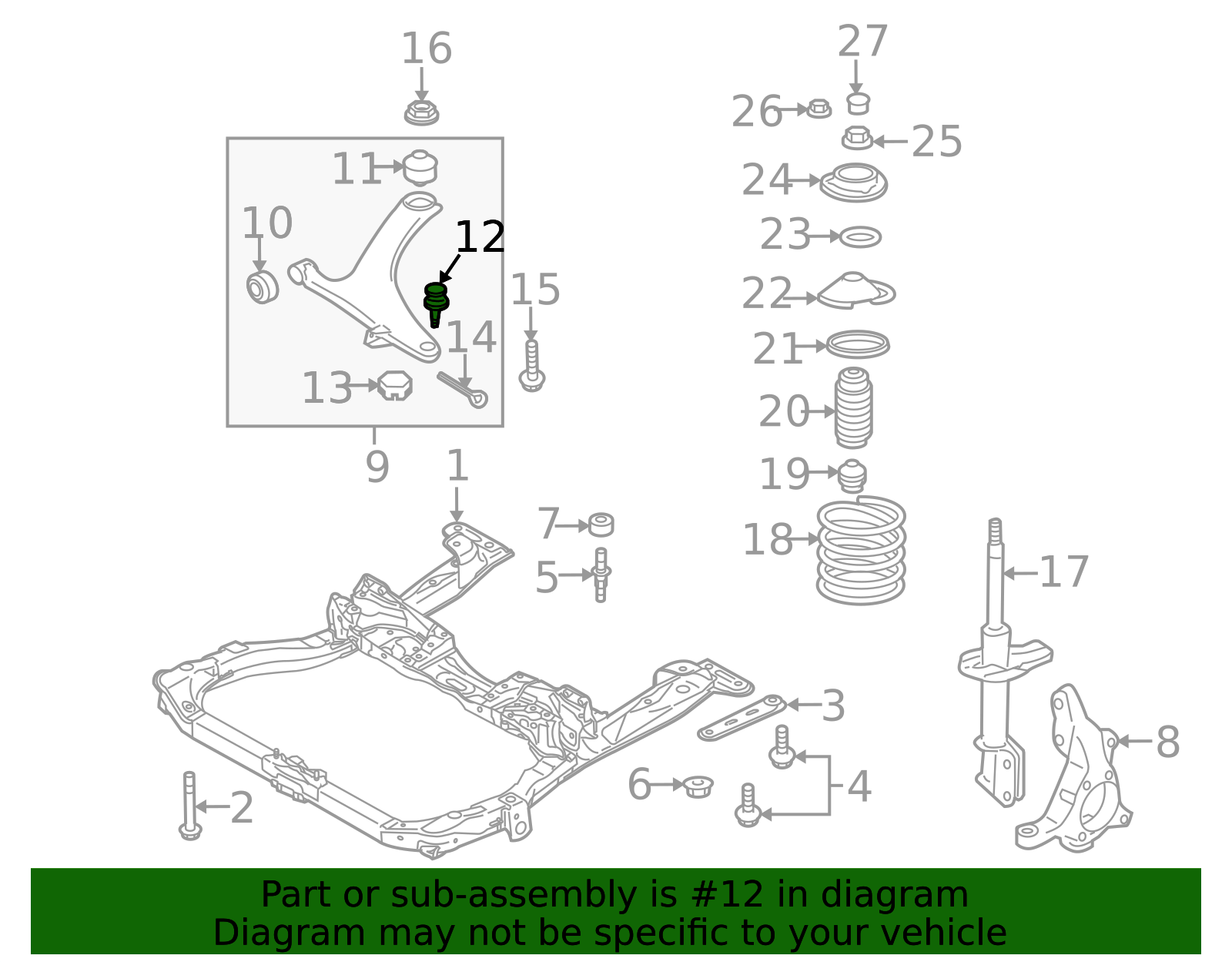 Ball Joint 20206AJ000 | OEM Parts Online