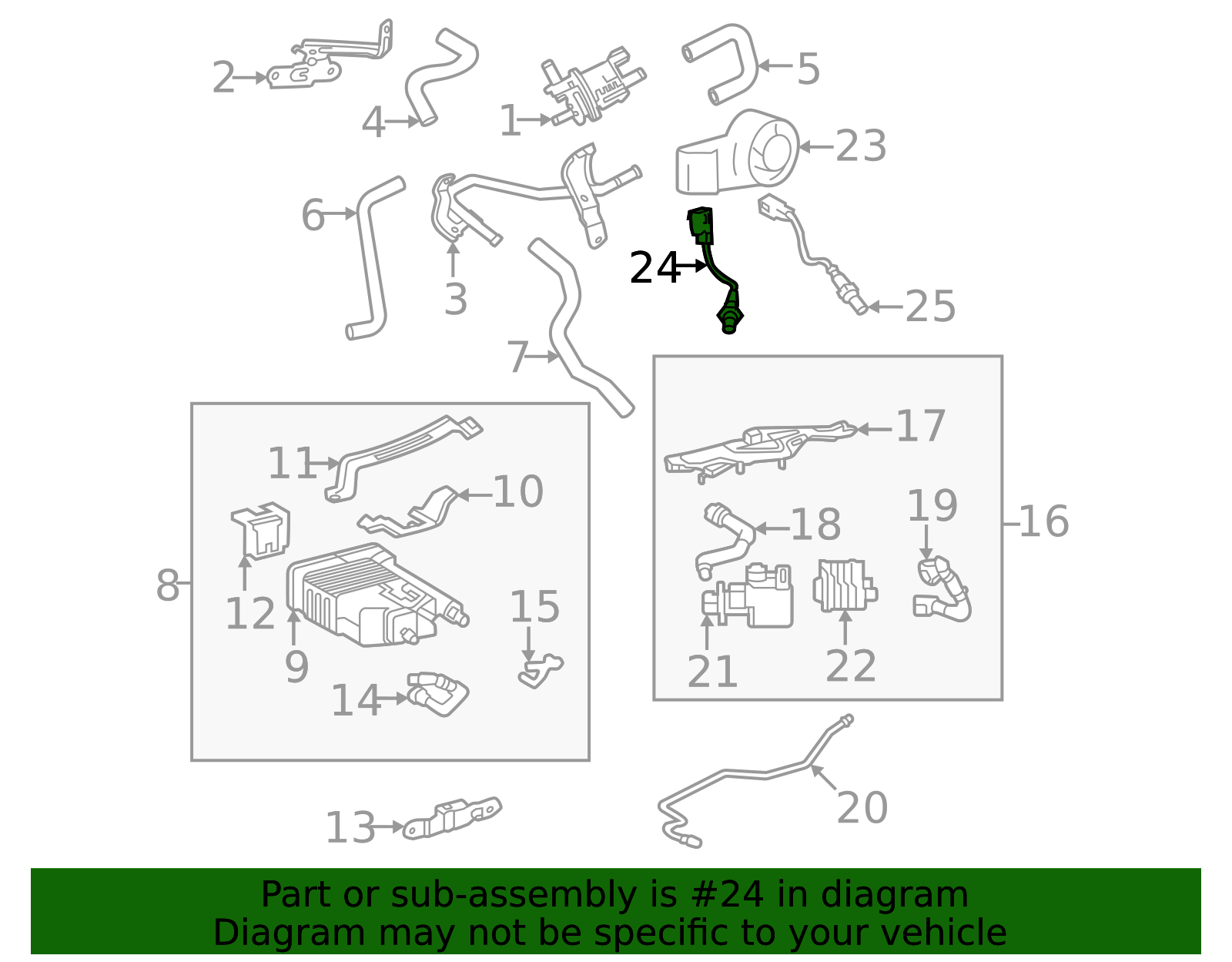 89467-0C130 - Oxygen Sensor 2022-2025 Toyota | Toyota San Diego Parts