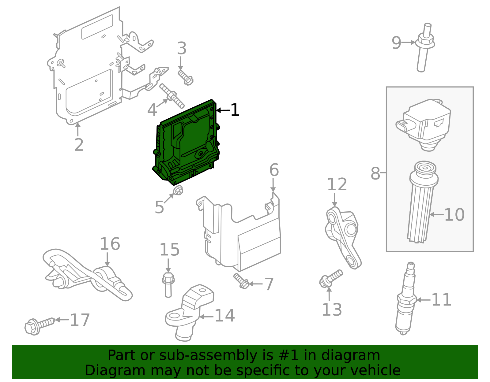 2023-2025 Ford Pcm PZ1Z-12A650-F | Ford OEM Parts Outlet