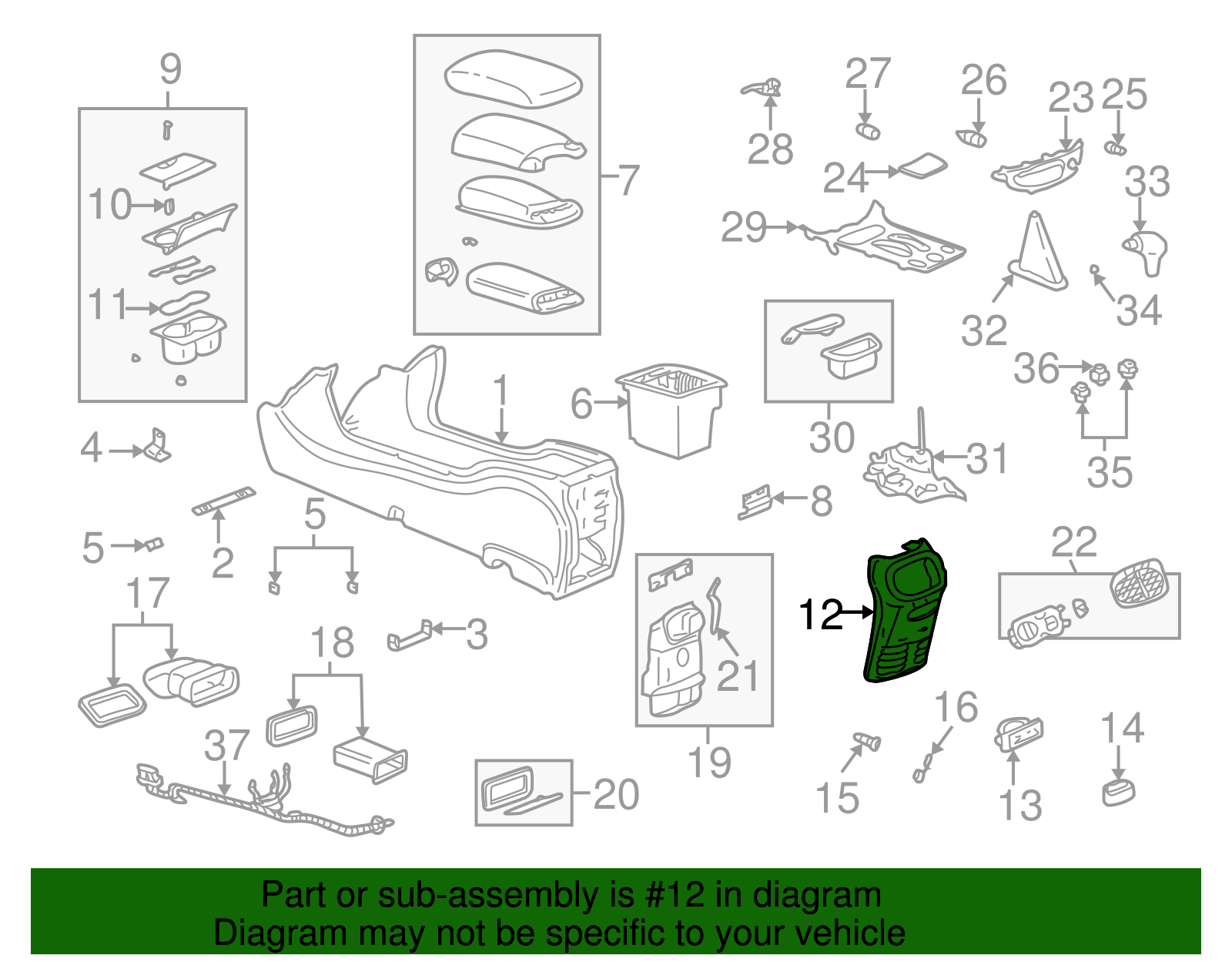 2000-2005 Pontiac Bonneville Rear Housing 21999629 | Capital Chevy Parts