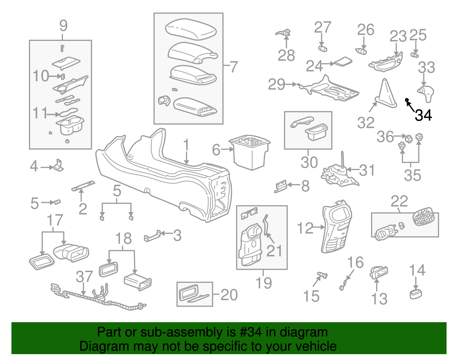 1984-2005 GM OEM NEW 84-05 GM Chevrolet Pontiac Oldsmobile Buick Shift ...