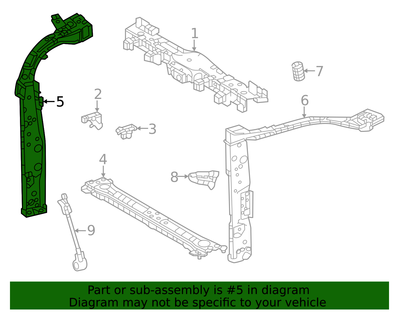 53202-48130 - High-Quality Radiator Support Side Panel for 2024-2025 ...