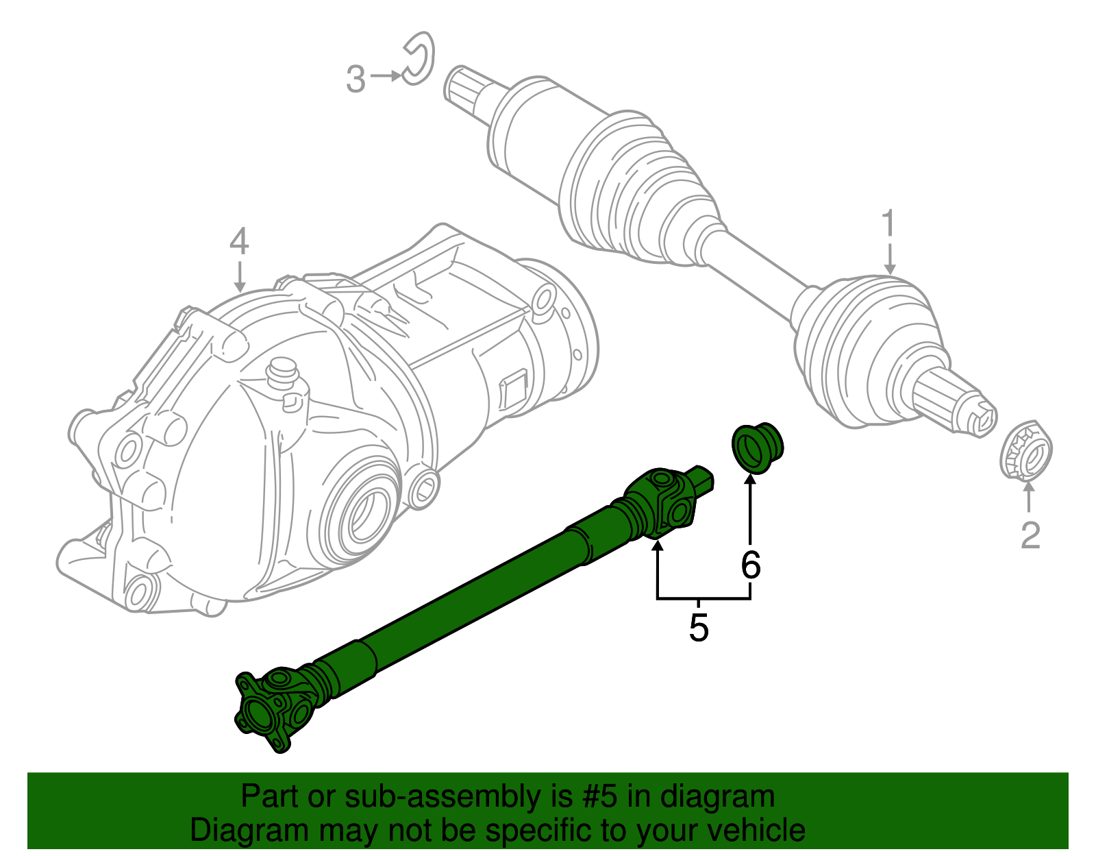 Genuine BMW 26-20-9-425-908 | Drive Shaft | FREE Shipping on Most ...