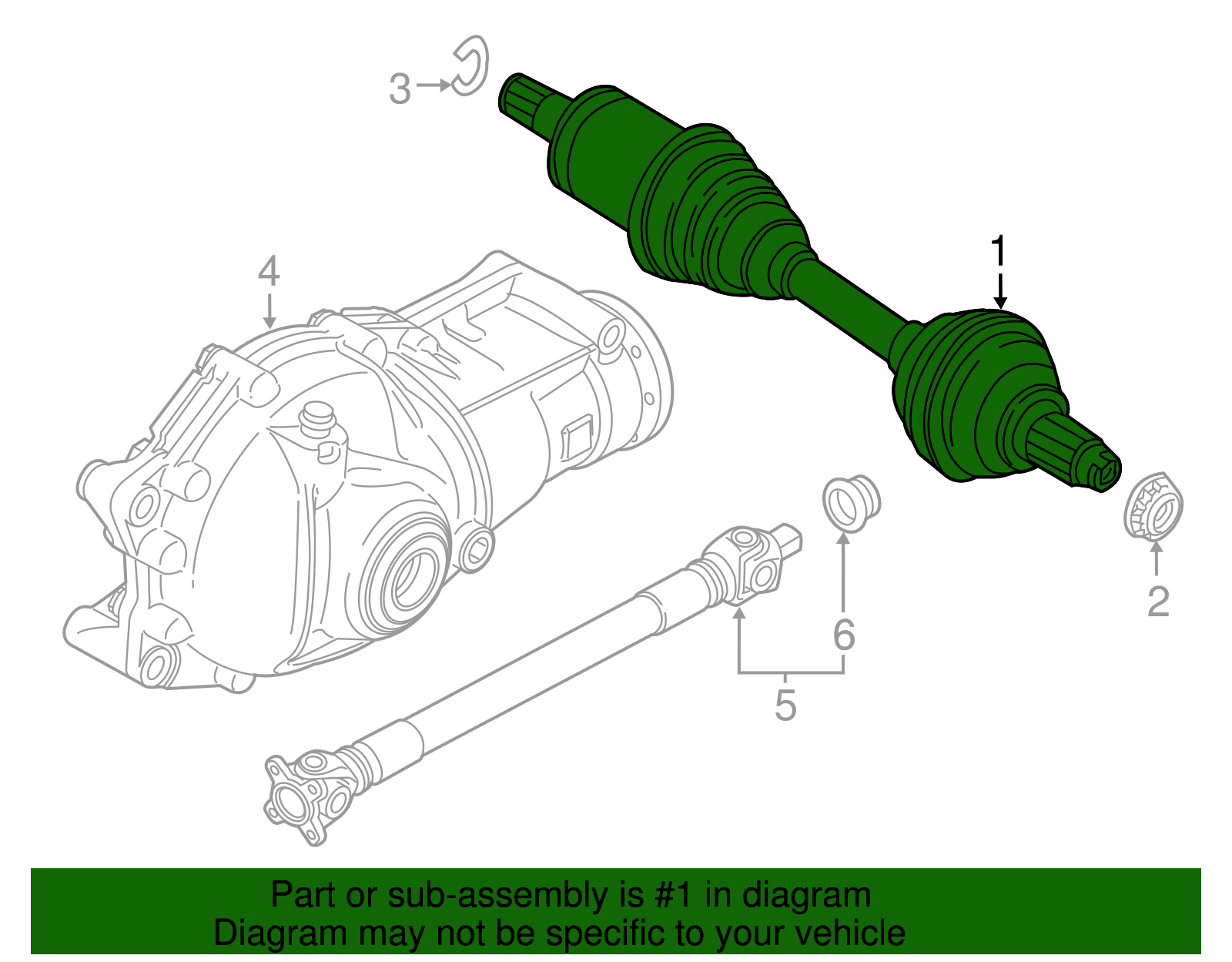 31-60-7-622-913 - Axle Assembly - 2015-2019 BMW | Buy BMW Parts Now