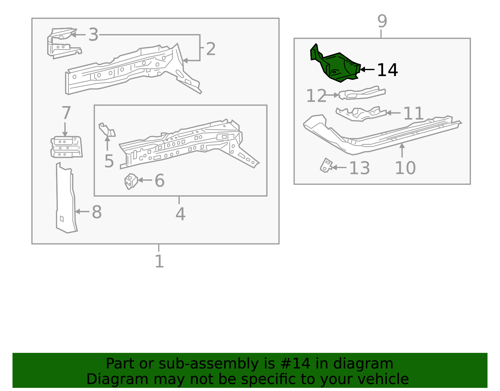 2018-2022 Toyota C-HR Torque Box 57078-F4011 | Toyota Parts Center