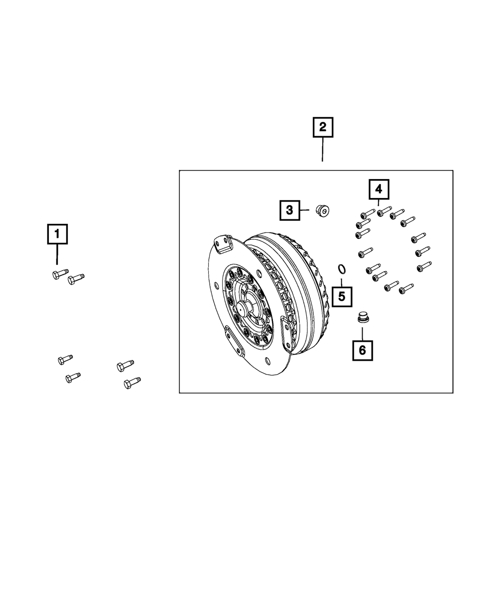 2016-2018 Mopar Torque Converter Kit RL261258AA | Miracle Mopar